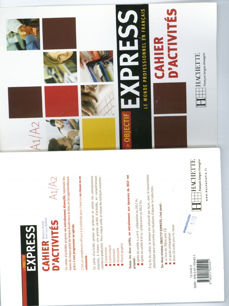 Objectif Express A1-A2 Cahier D'activités Vieille Version | PDF