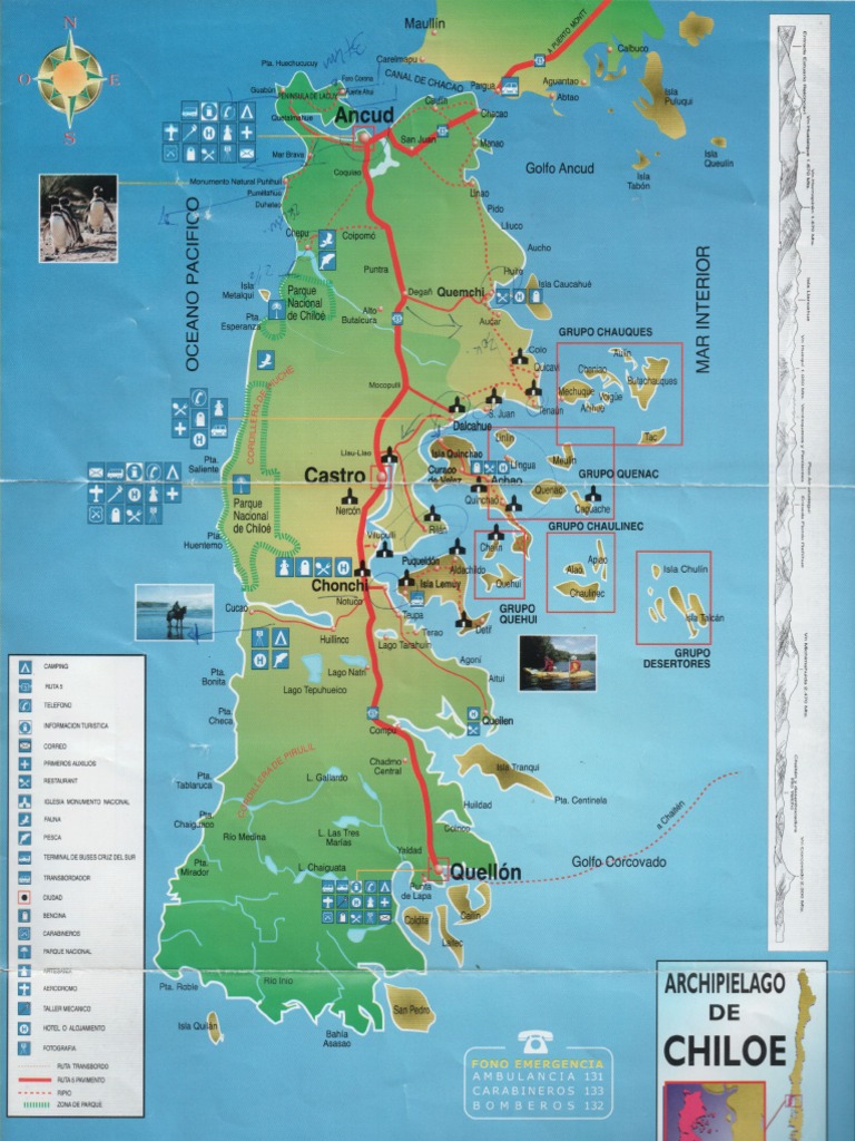 Chiloe Map 2 | PDF