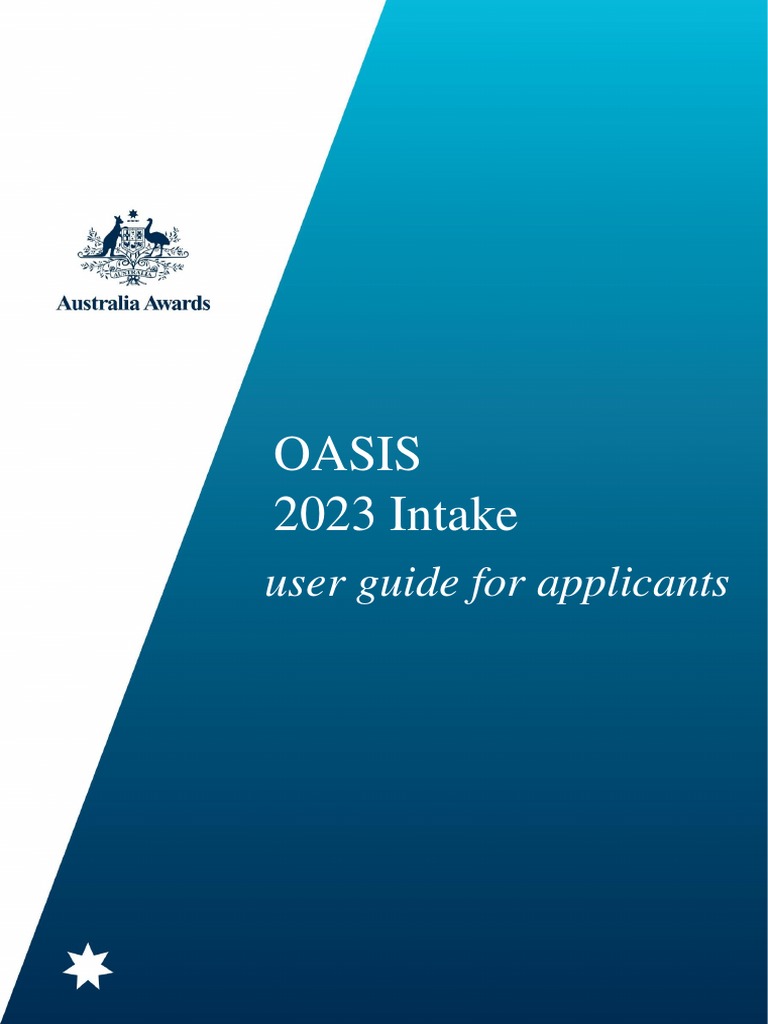 OASIS User Guide for Australia Awards | PDF | Password | Icon (Computing)