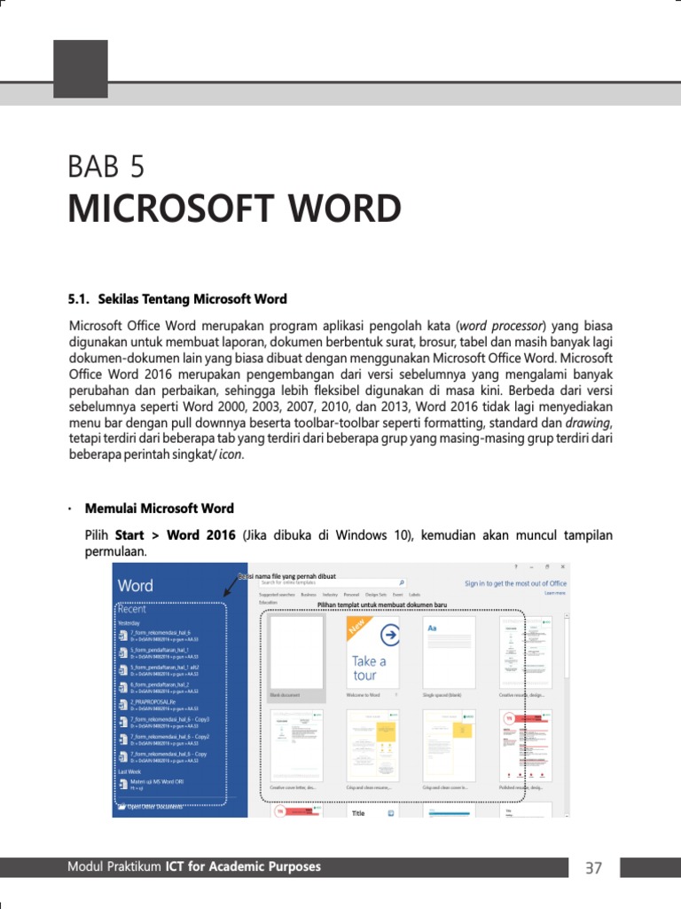 06 Bab 5 Microsoft Word | PDF | Komputer