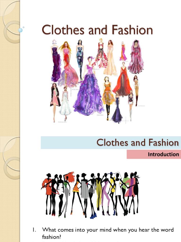 Lesson 15 - Clothes and Fashion | PDF | Fashion | Clothing