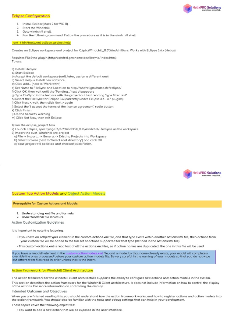 Windchill Customization Document | PDF | Class (Computer Programming) | Method (Computer ...