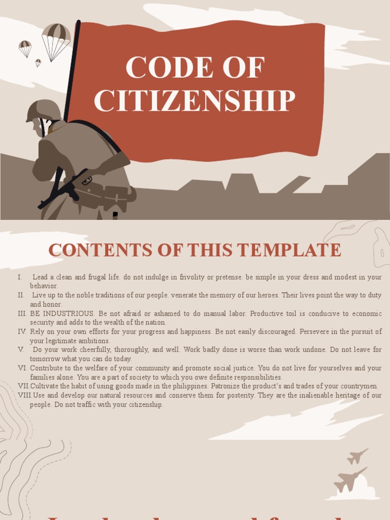 Code of Citizenship 2 | PDF | Social Science