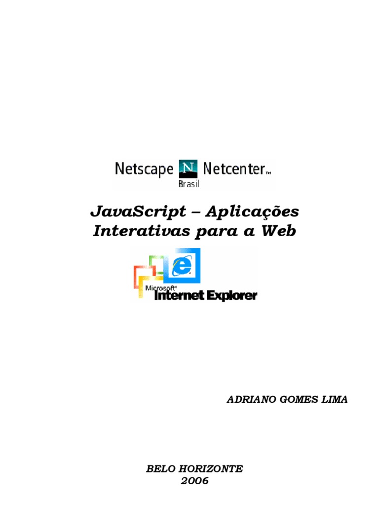 Apostila Completa de JavaScript (234 Páginas) | PDF