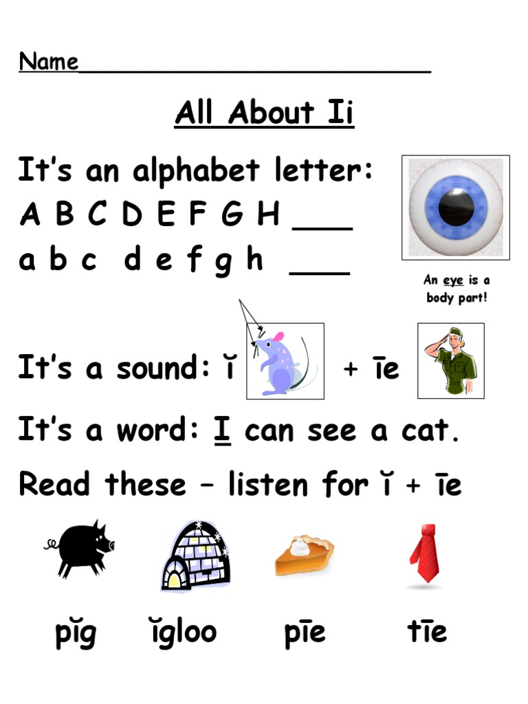 All About Ii It's An Alphabet Letter: Abcdefgh - Abc Defgh - It's A ...