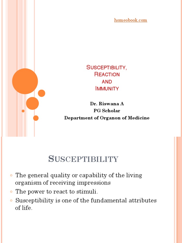 Susceptibility, Reaction, Immunity - Stuart Close | PDF | Infection ...