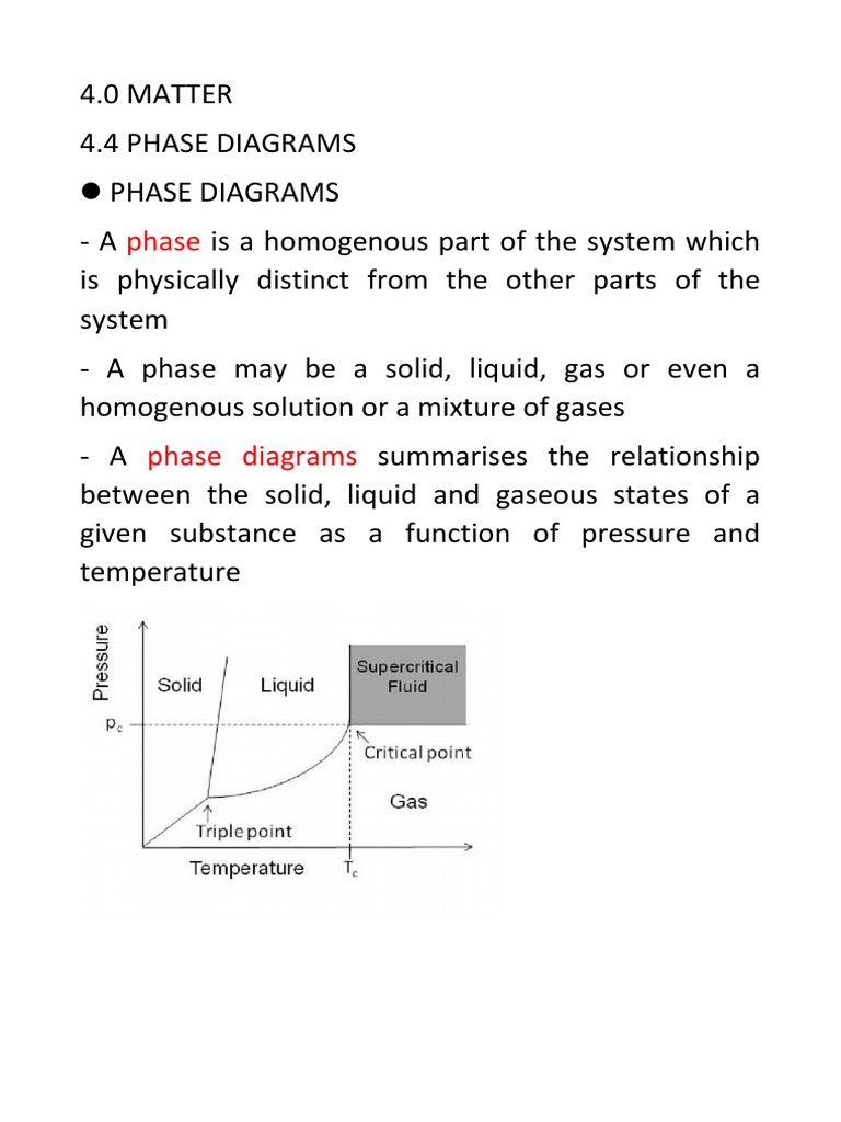 4.4 Phase Diagrams | PDF | Phase (Matter) | Physical Quantities