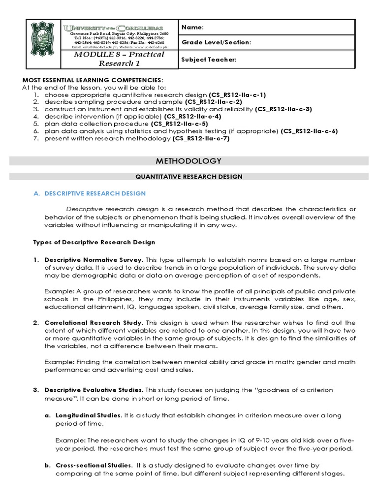STEM PR1 Module 8 | PDF | Sampling (Statistics) | Statistics