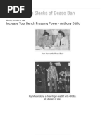 Clarence Ross Training Insights | PDF | Weight Training | Physical Exercise