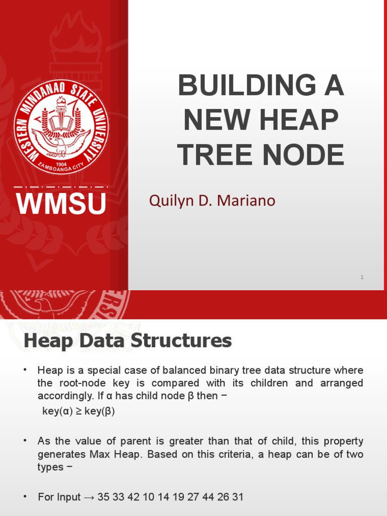 Building A New Heap Tree Node | Download Free PDF | Algorithms | Theoretical Computer Science