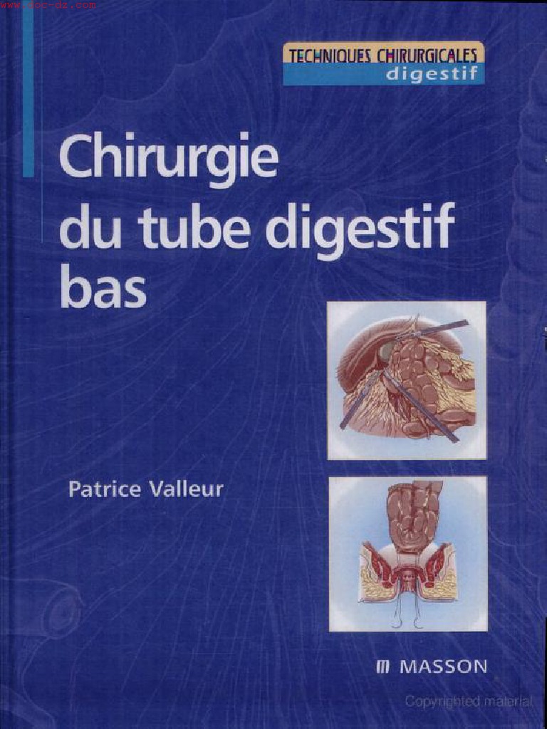 Chirurgie Du Tube Digestif Bas | PDF