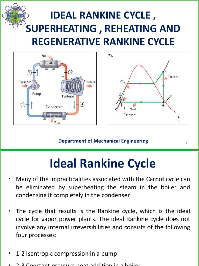 7.rankine Cycle - Steam Powerplant | PDF | Steam | Boiler
