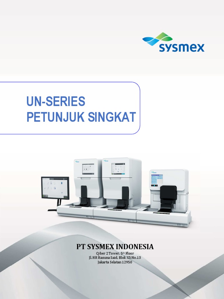 Panduan Operasional Sysmex UN-Series | PDF