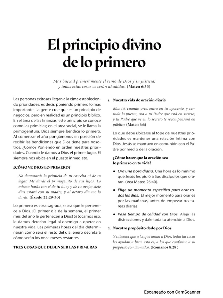 El Principio Divino | PDF