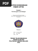 Rasio Redaman dan Splitter Fiber Optik | PDF