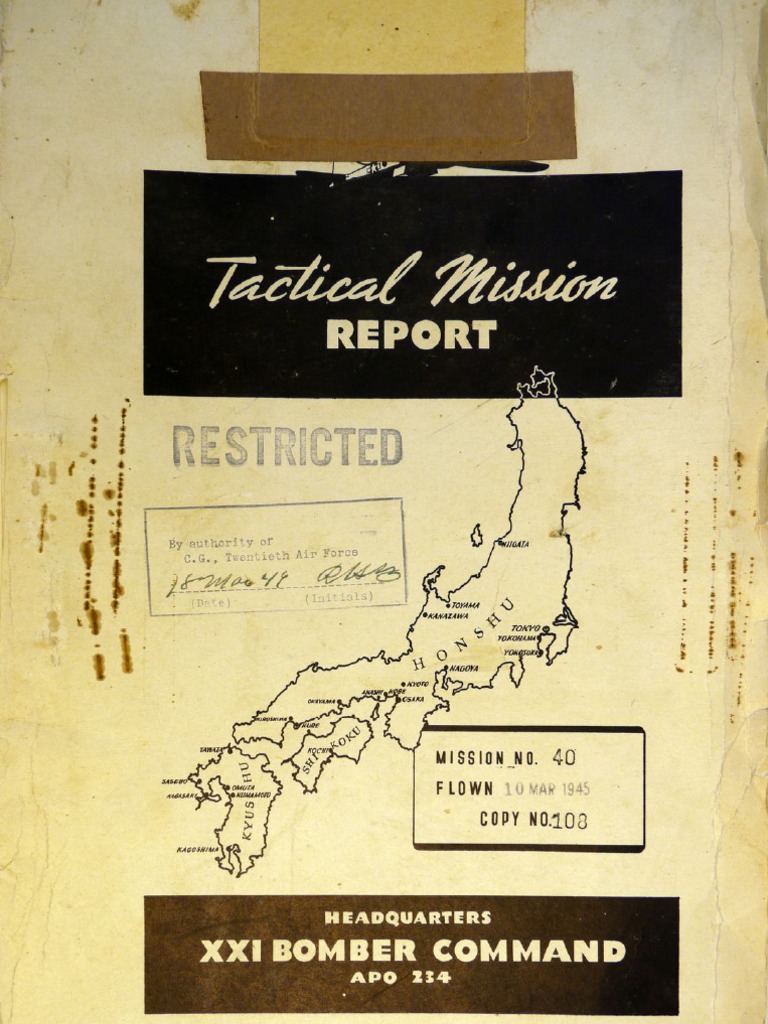 21st Bomber Command Tactical Mission Report 40 | PDF