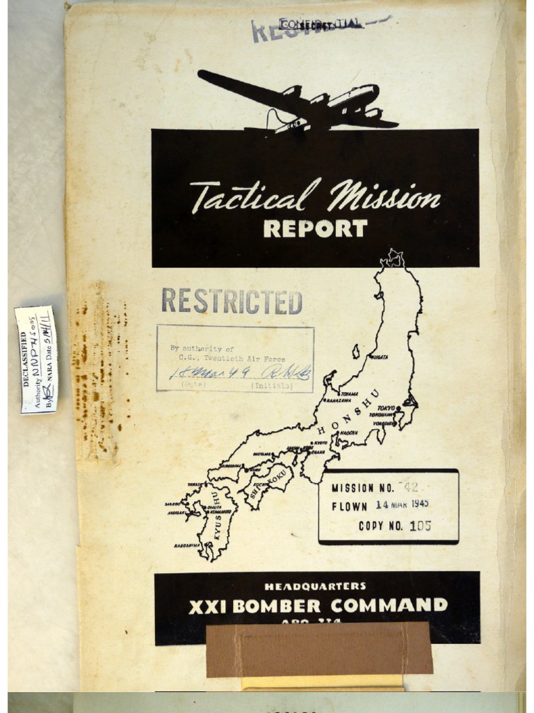 21st Bomber Command Tactical Mission Report 42 | PDF