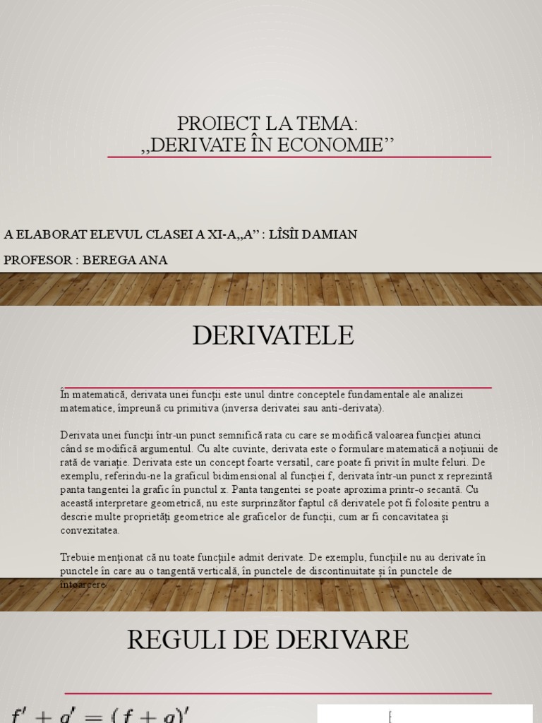 Proiect La Tema | PDF