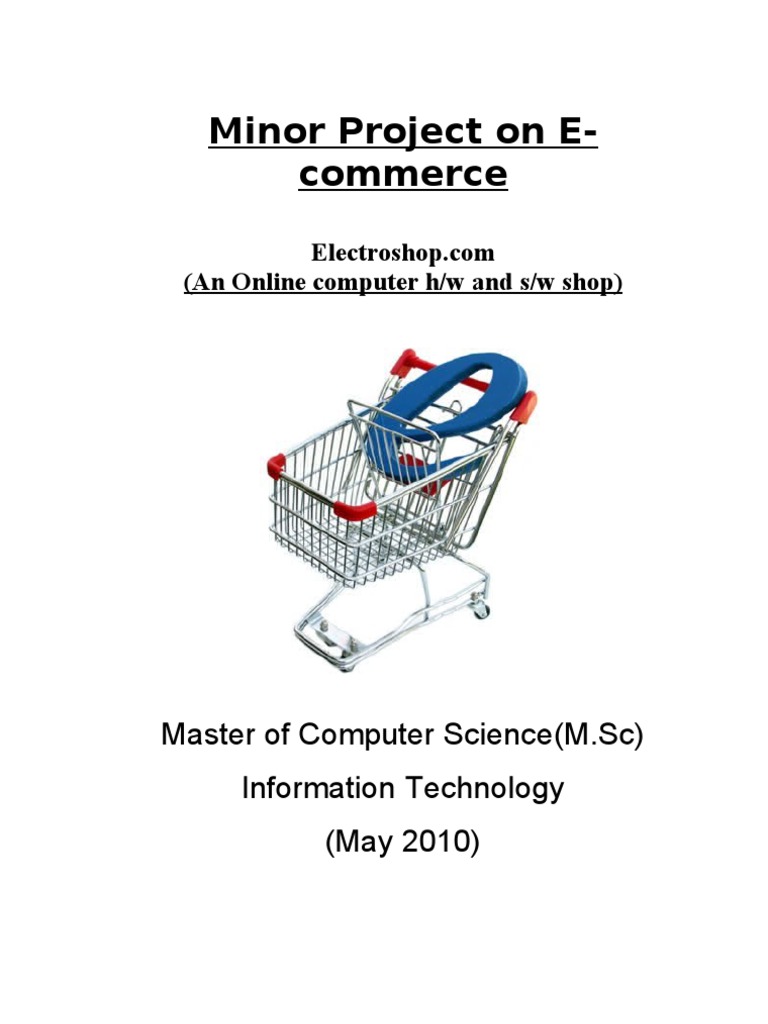 E-commerce Project on Online Computer Hardware and Software Store ...