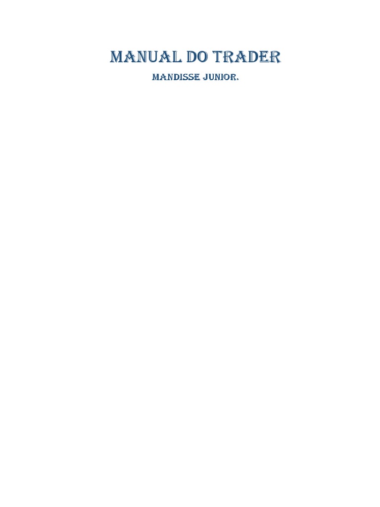 Manual Do Trader Mandy Moz | PDF | Probabilidade | Dinheiro