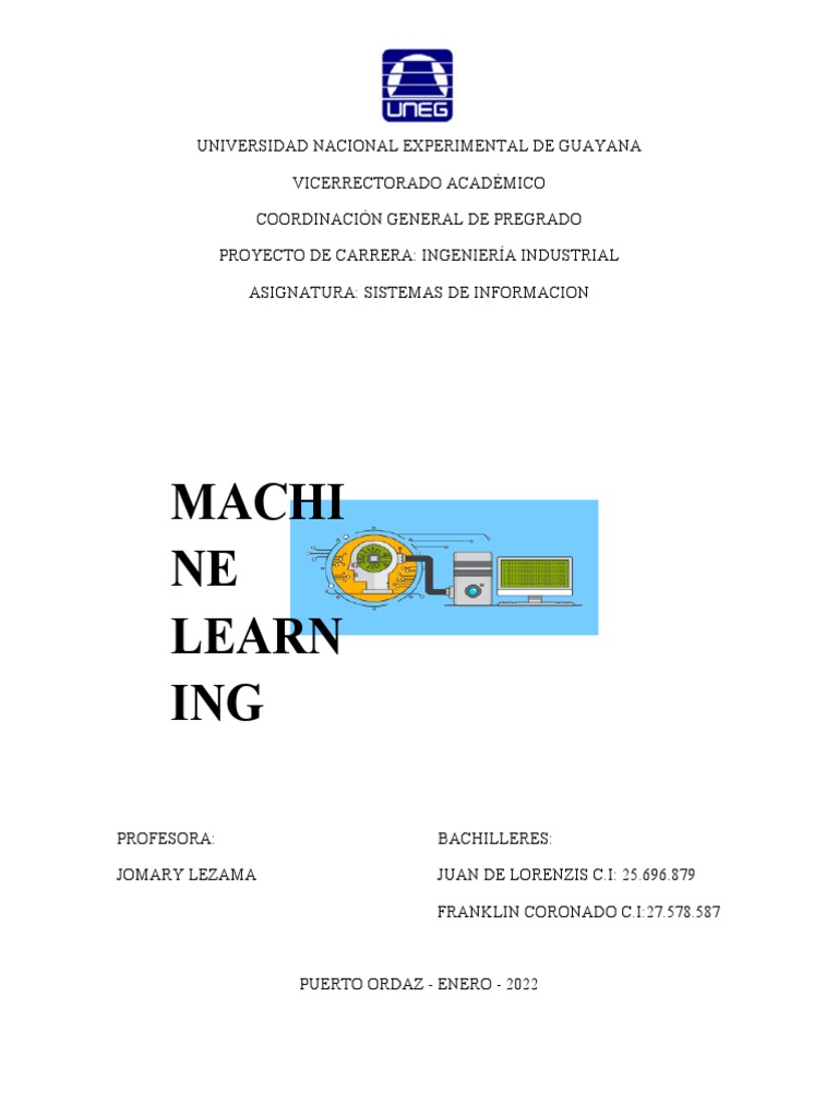 Machine Learning | PDF | Aprendizaje automático | Análisis de regresión