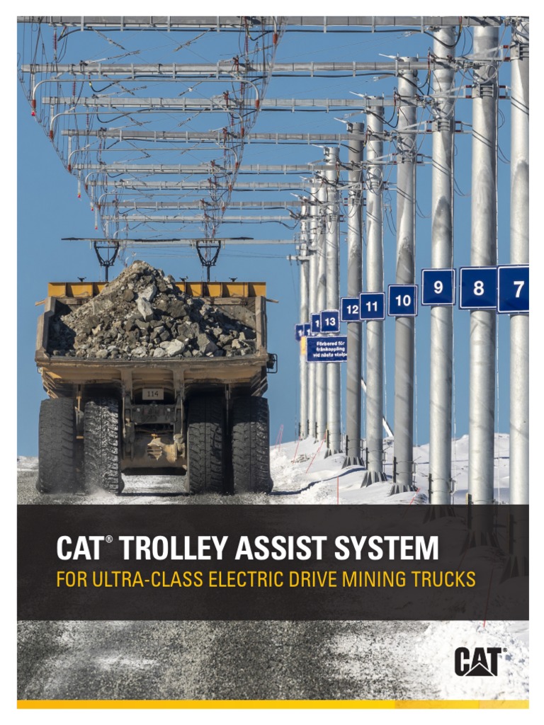 CAT® TROLLEY ASSIST SYSTEM | PDF | Engines | Electrical Substation