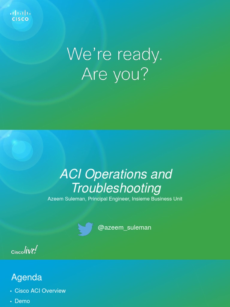 ACI Operations and Troubleshooting | Download Free PDF | Command Line ...