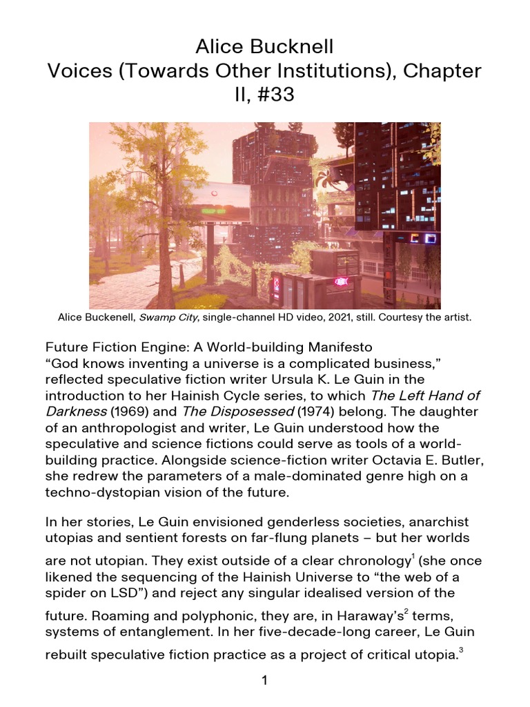 Alice Bucknell Voices (Towards Other Institutions), Chapter II, #33 | PDF