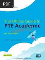 The Official Guide To PTE Academic For Test Takers, Pearson, 2020 | PDF