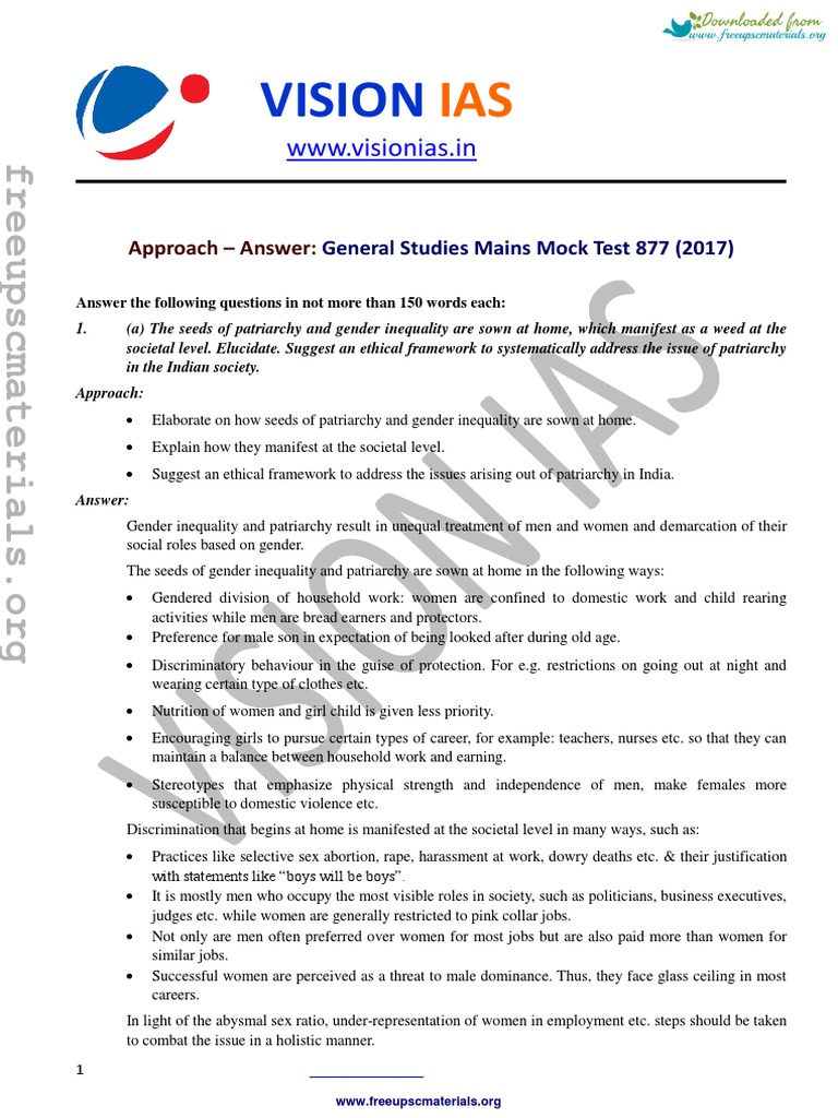 Vision Ias CSM 2017 Test 30 Final Answers | PDF | Nuclear Weapons ...