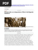 Buganda Clans and Their Names Guide | PDF | Uganda | Ethnicity