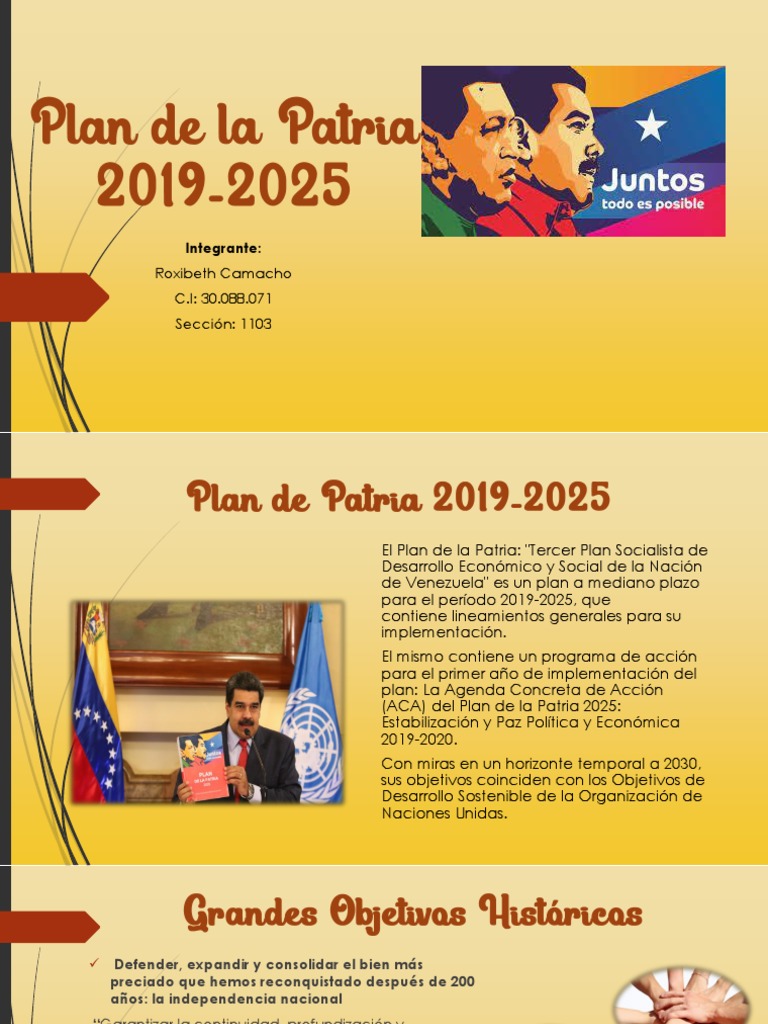 Plan de La Patria 2019-2025 | PDF | Venezuela | Democracia