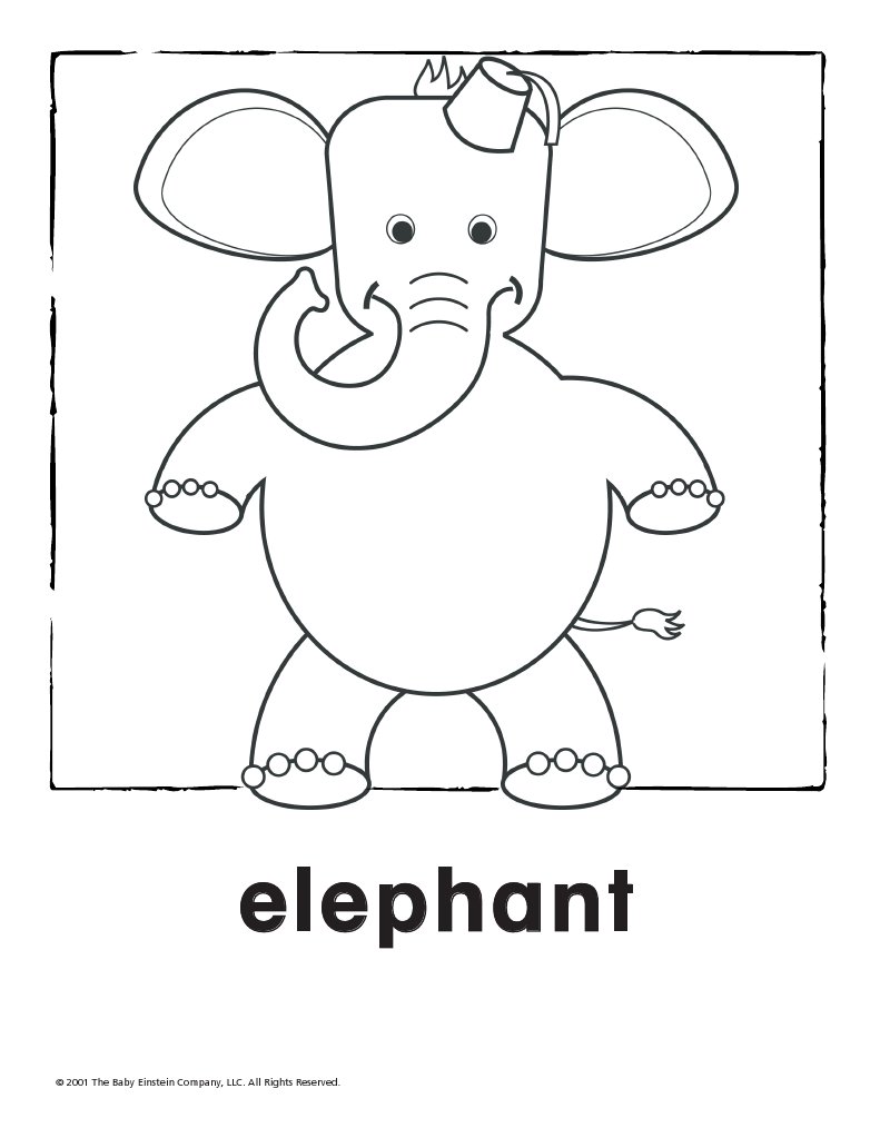 Elephant: © 2001 The Baby Einstein Company, LLC. All Rights Reserved | PDF