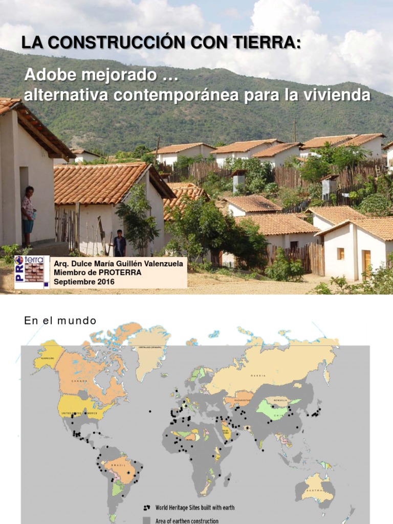 La Construccion Con Tierra en Nicaragua Arq Dulce Maria Guil | PDF ...