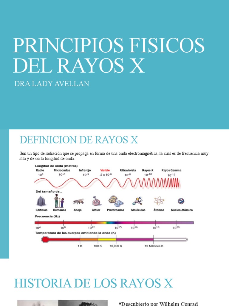 Principios Fisicos Del Rayos X | PDF | Rayo X | Radiación electromagnética