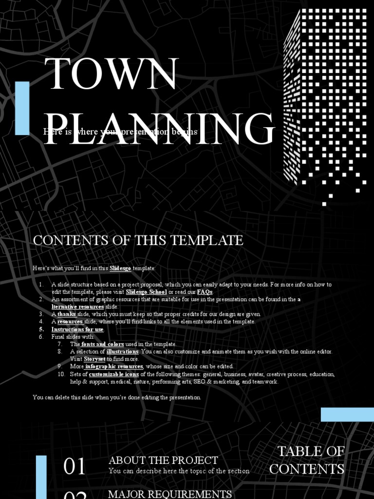 Town Planning Project Proposal - by Slidesgo | PDF | Planets | Solar System