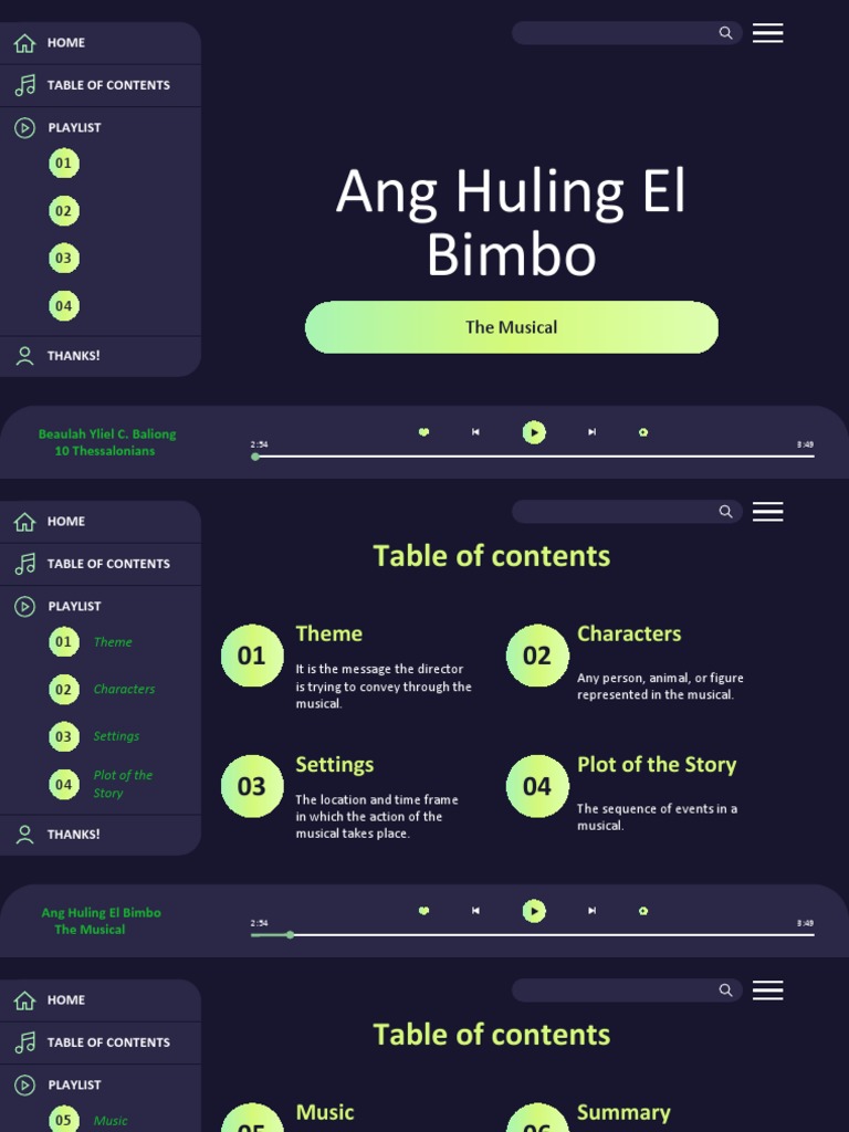 Ang Huling El Bimbo: The Musical | PDF