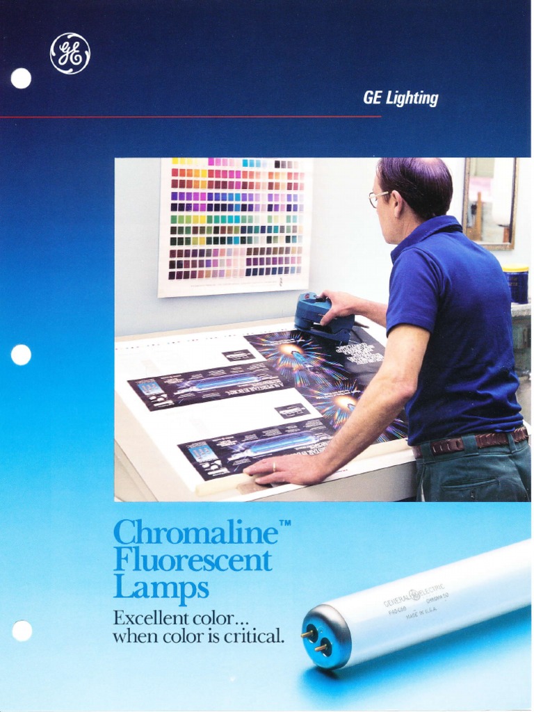 Chromaline Fluorescent Lamps for Accurate Color Rendering | PDF ...