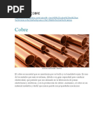 Aplicaciones y Usos Del Cobre | PDF | Cobre | Bronce