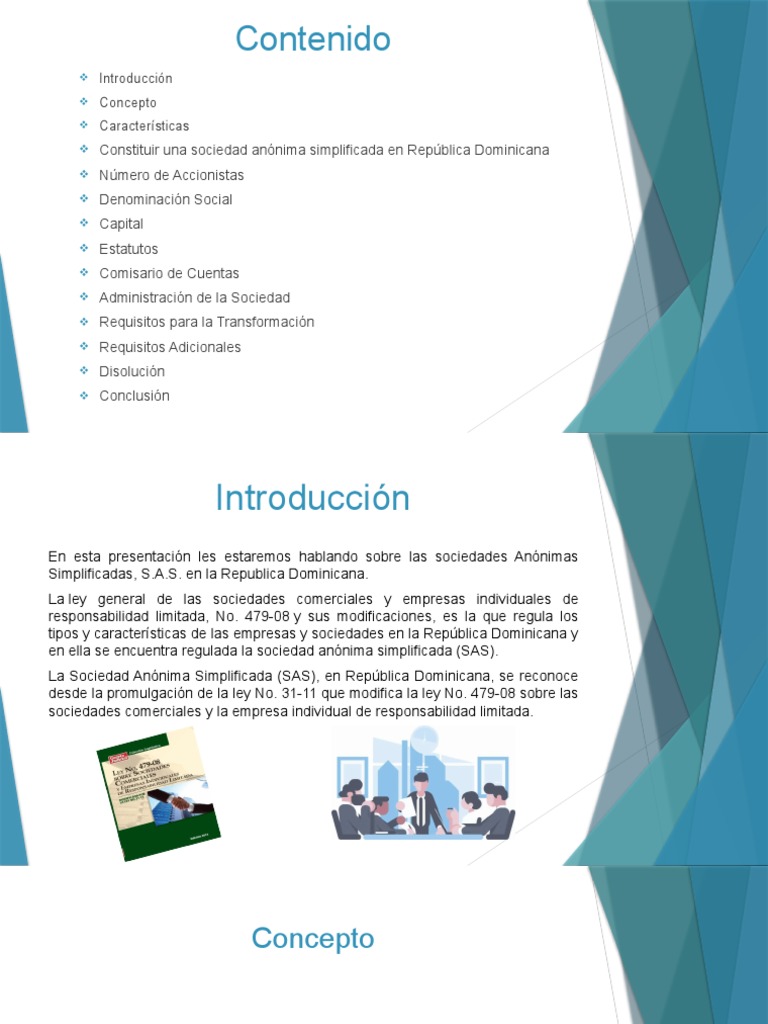 Sociedades Anónimas Simplificadas - Presentacion | PDF | Sociedad | Business