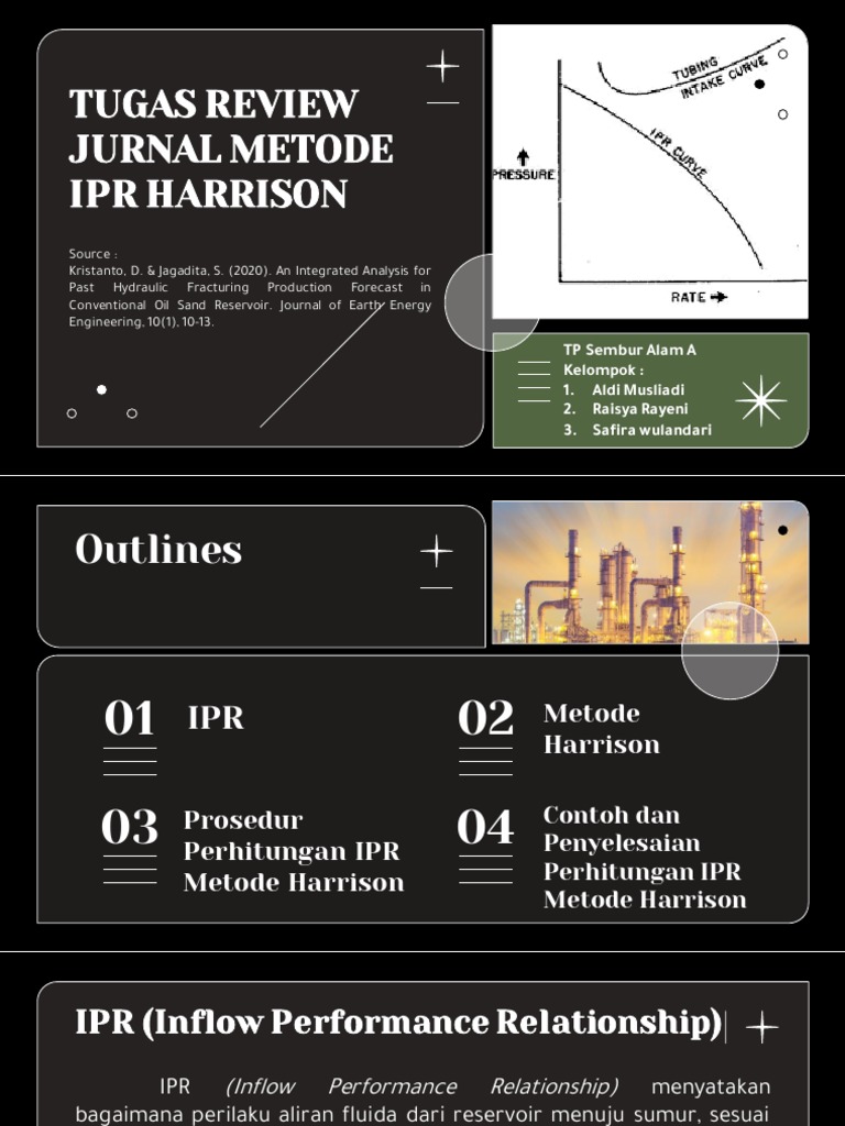 Review Jurnal Metode IPR Harrison. | PDF