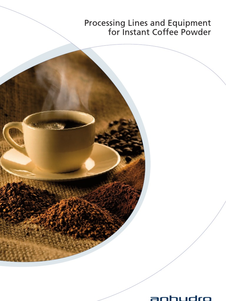 Processing Lines and Equipment For The Instant Coffee Industry | PDF ...