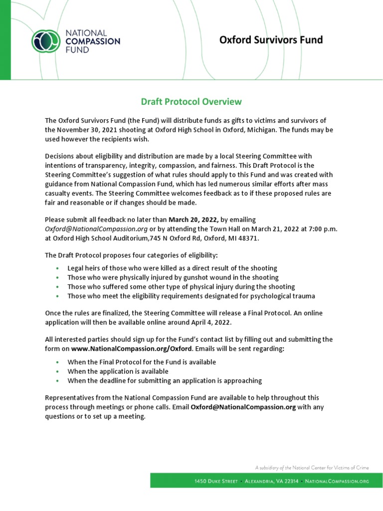 Published Oxford Draft Protocol 2-16 | PDF | Legal Guardian | Justice