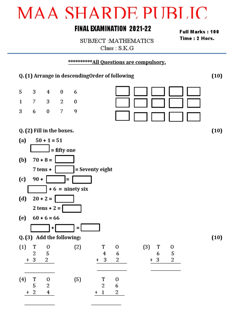 Class - SKG Math | PDF | Mathematics | Science