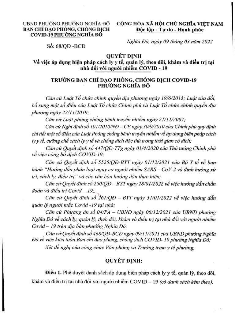 QD 68 Ngay 09032022 F0 | PDF