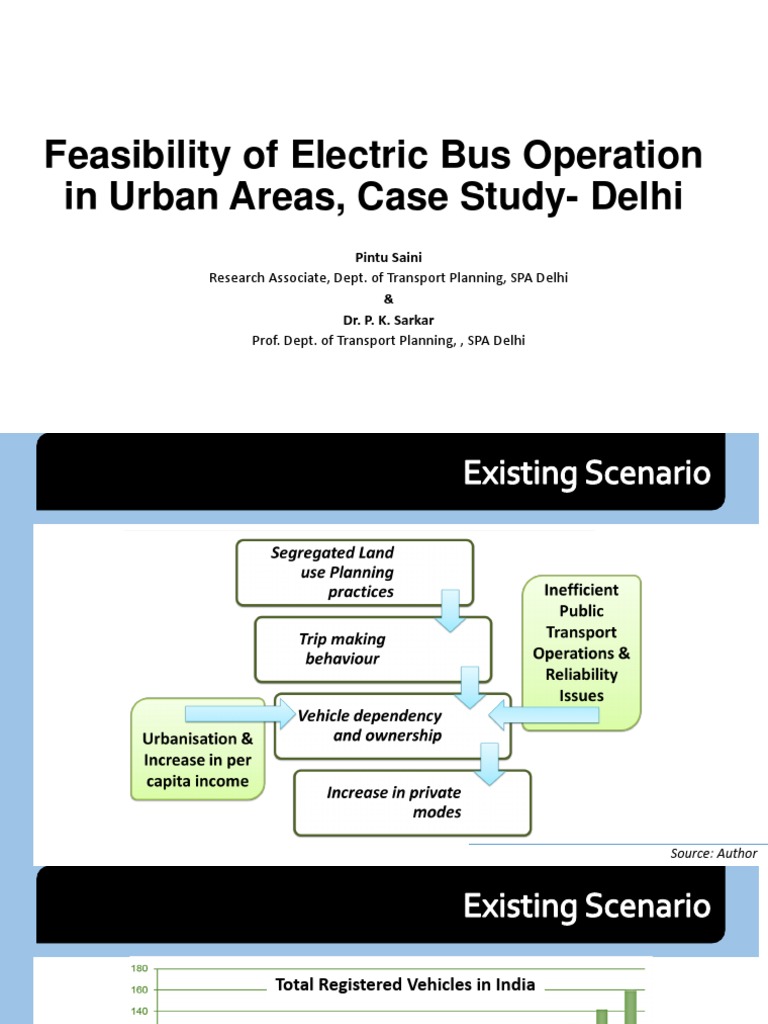 Feasibility of Electric Bus Operation in Urban Areas, Case Study-Delhi ...