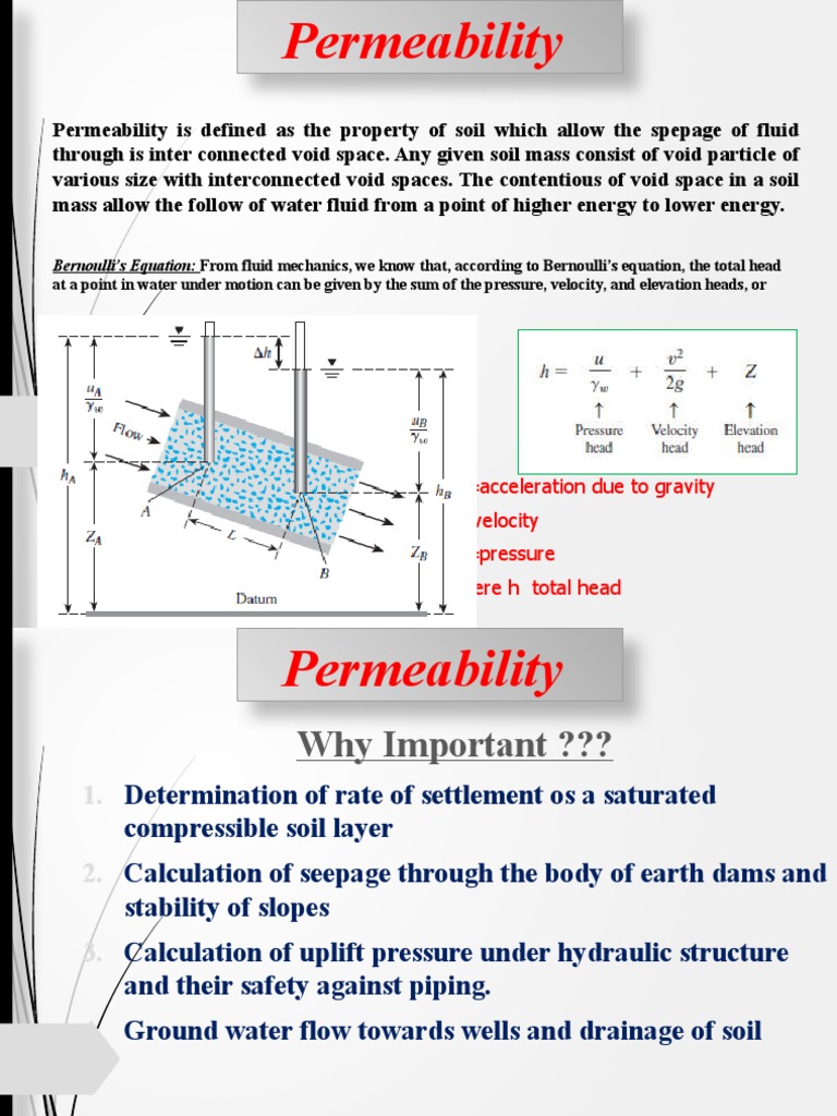 Soil permeability essentials | PDF | Soil Mechanics | Permeability ...