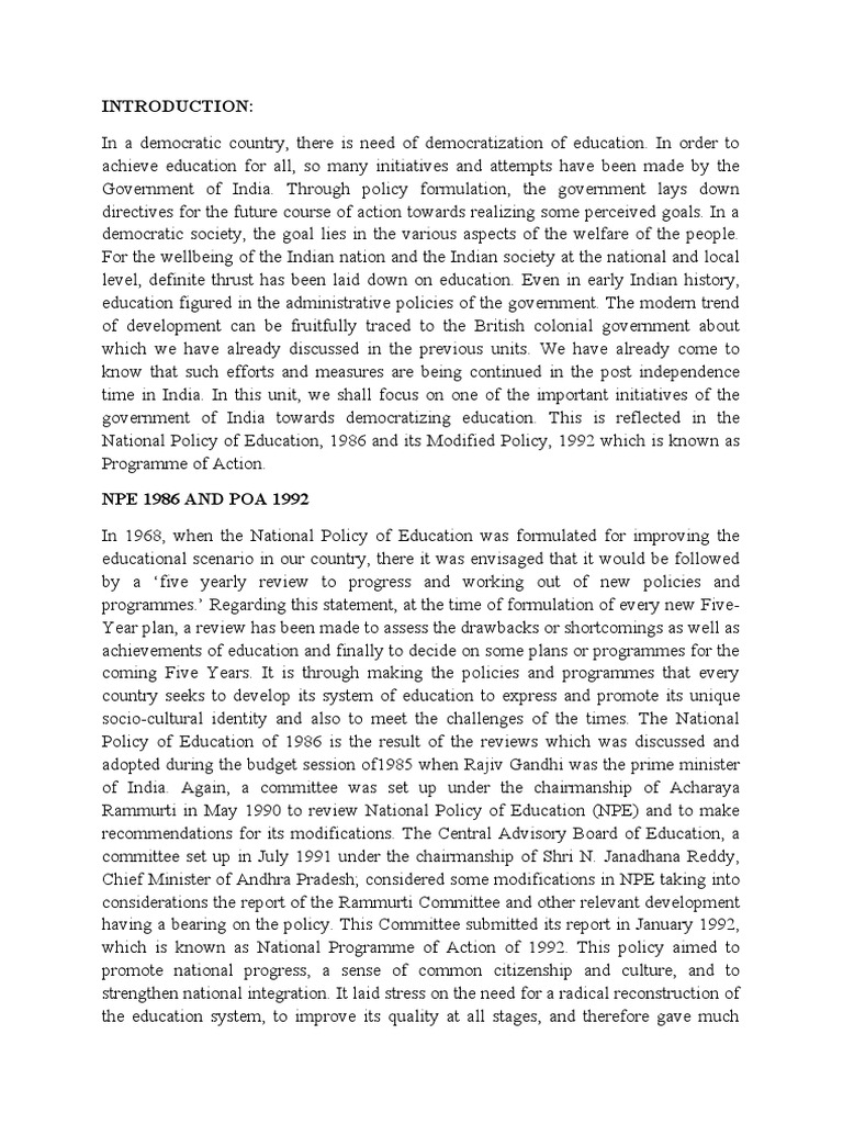 Npe 1986 & Poa 1992 | PDF