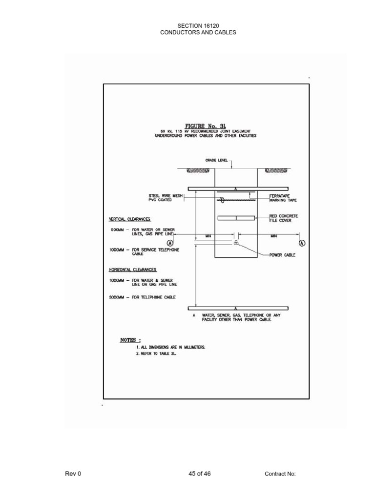 UG Power Cables Installation Detail | PDF
