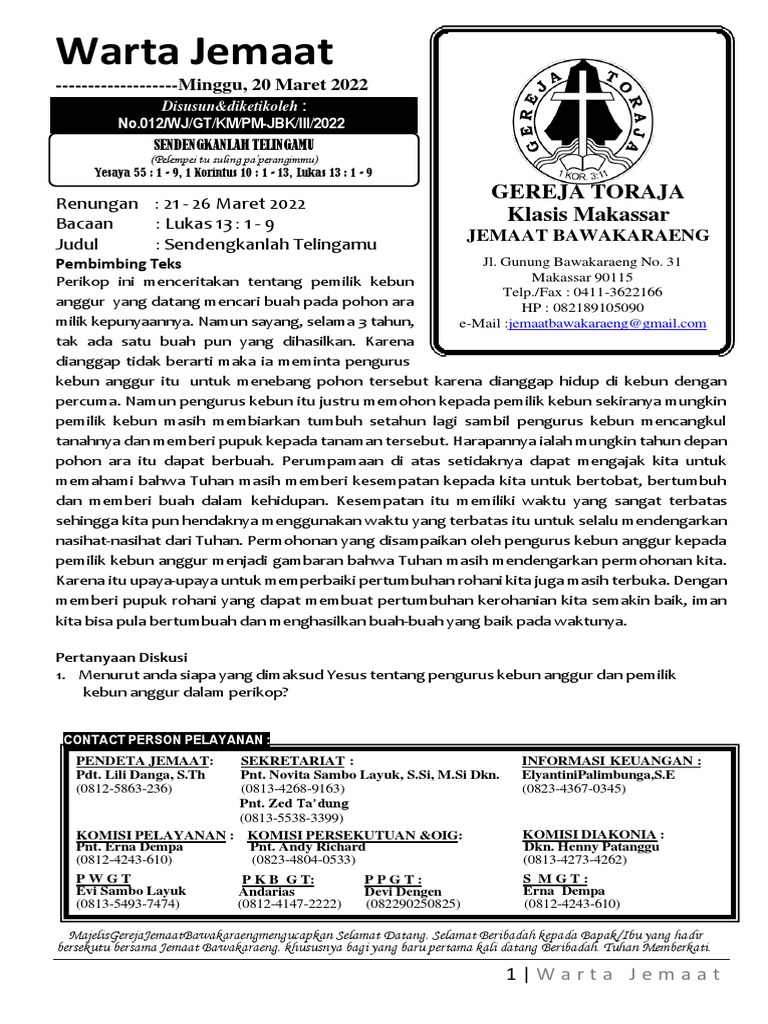 Contoh WARTA | PDF